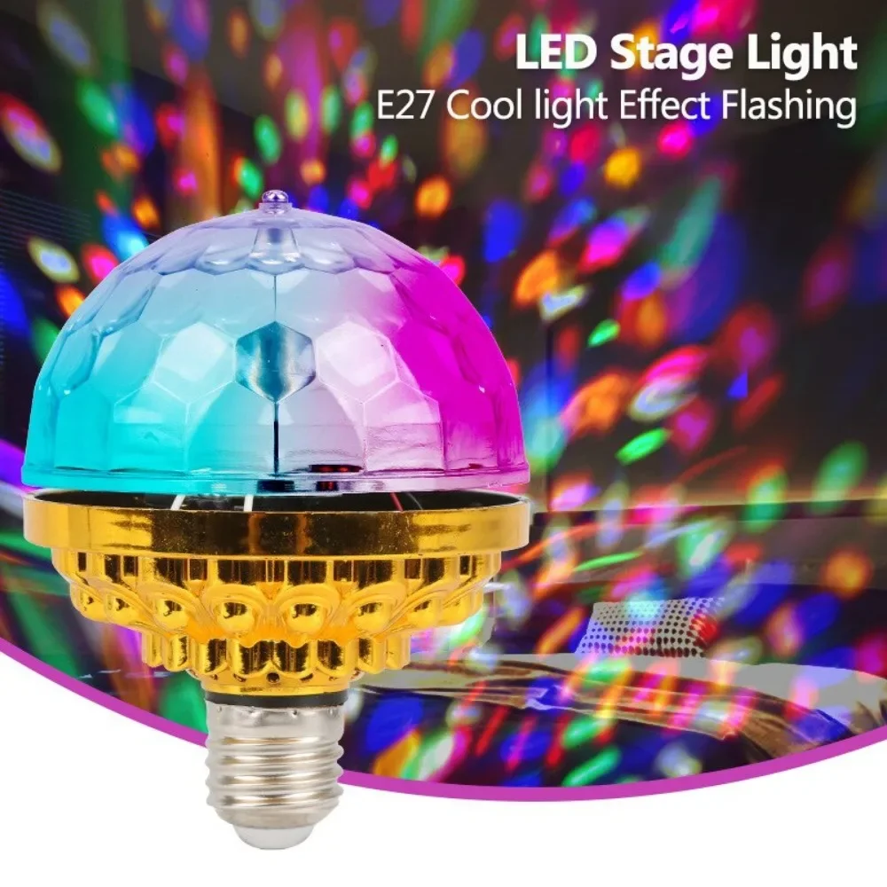 Color Rotating Lamp E27 - Magic Ball Lights for Parties