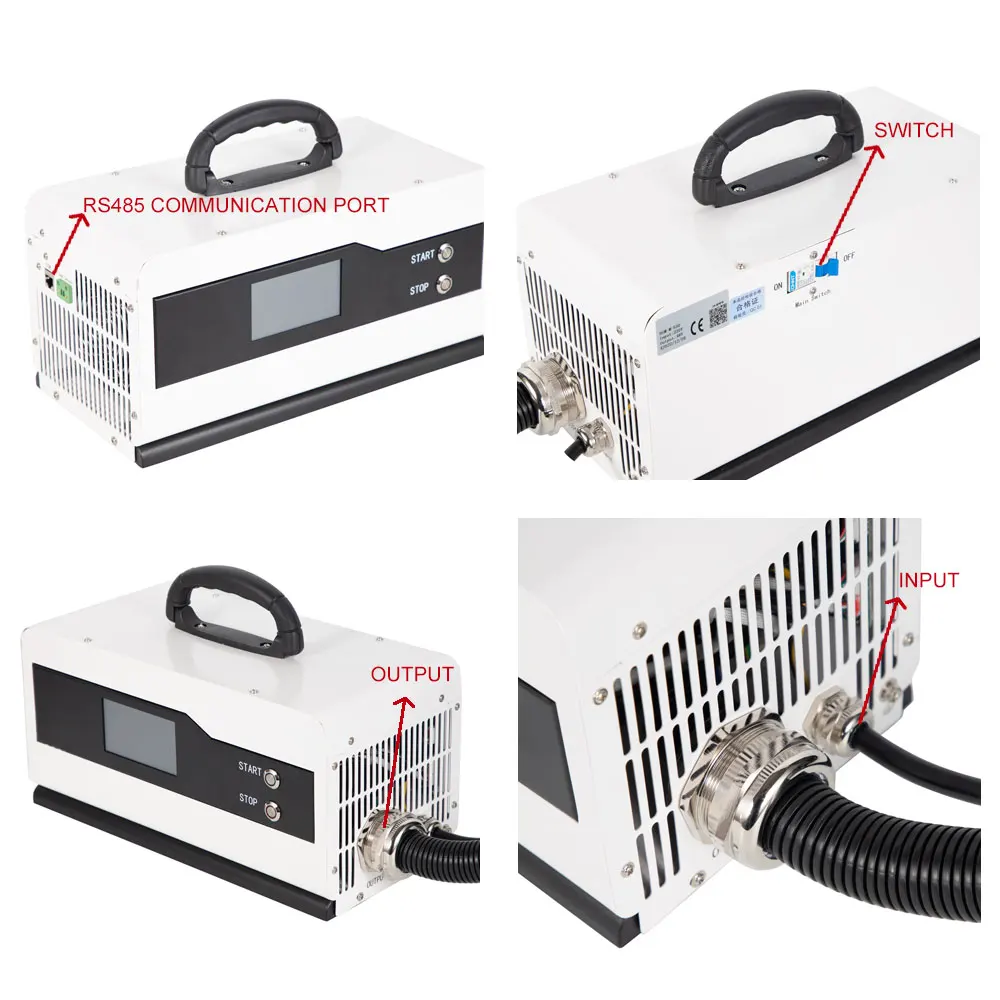 Bsm Forklift Battery Charger 48v 50a 100a 200a Industrial Lithium Ion ...
