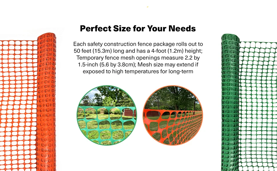 Economic Plastic Orange Barricade Net Construction Site Security Fence ...