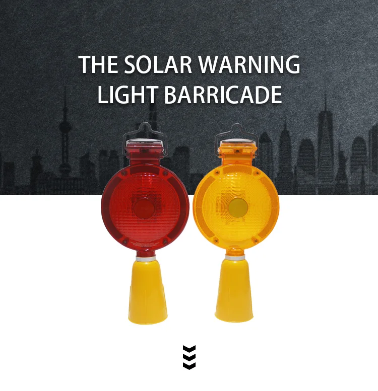 Road Safety Solar Traffic Cone Led Flashing Warming Light - Buy Traffic ...