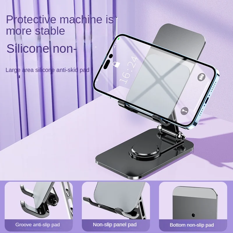 New Design All Aluminum Alloy Mobile Phone Holder 360 Rotation Phone ...