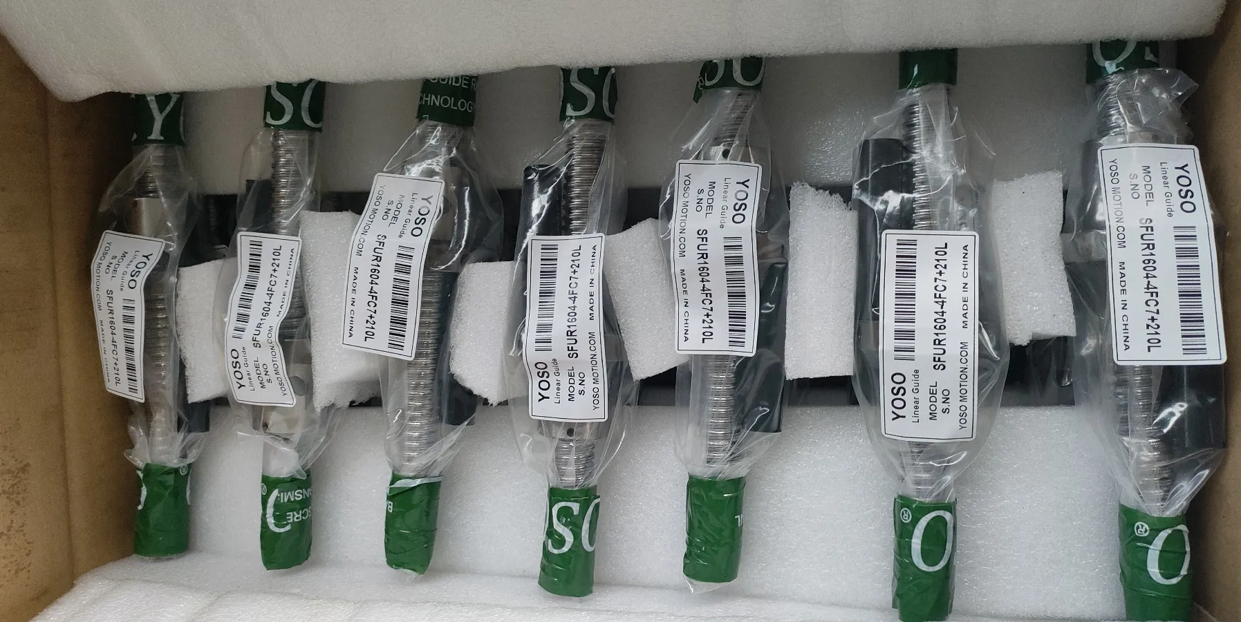 Ball Screw With Nut Sfu Sfs Sfy Sfi Sfe Sfnu Dfu Ofu Scnh 1204 1605 ...