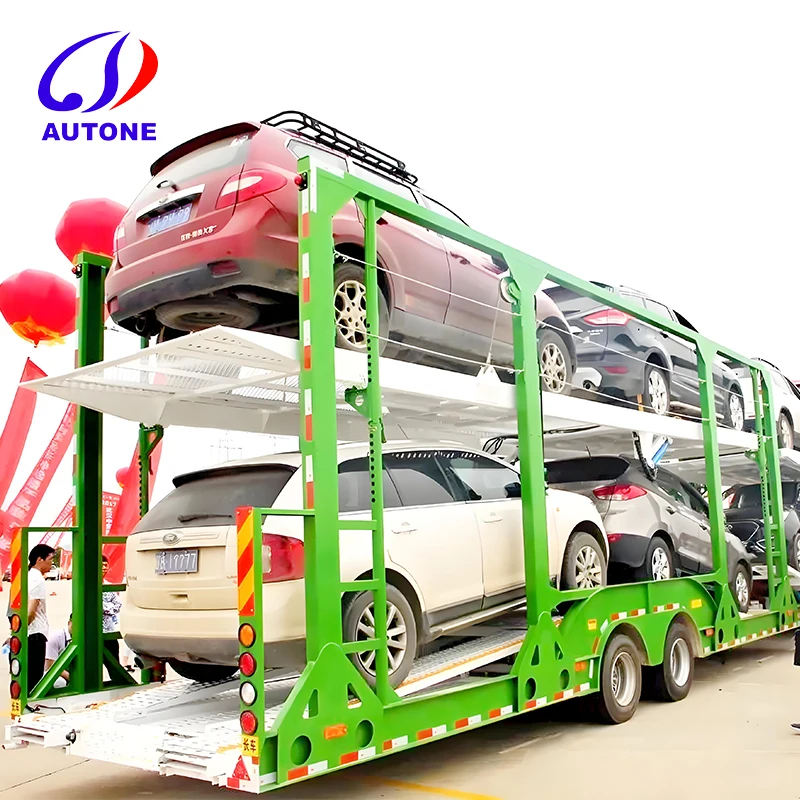 Alibaba.com: Cars Transport Semi Carriers Hydraulic Car Hauler Trailer ...