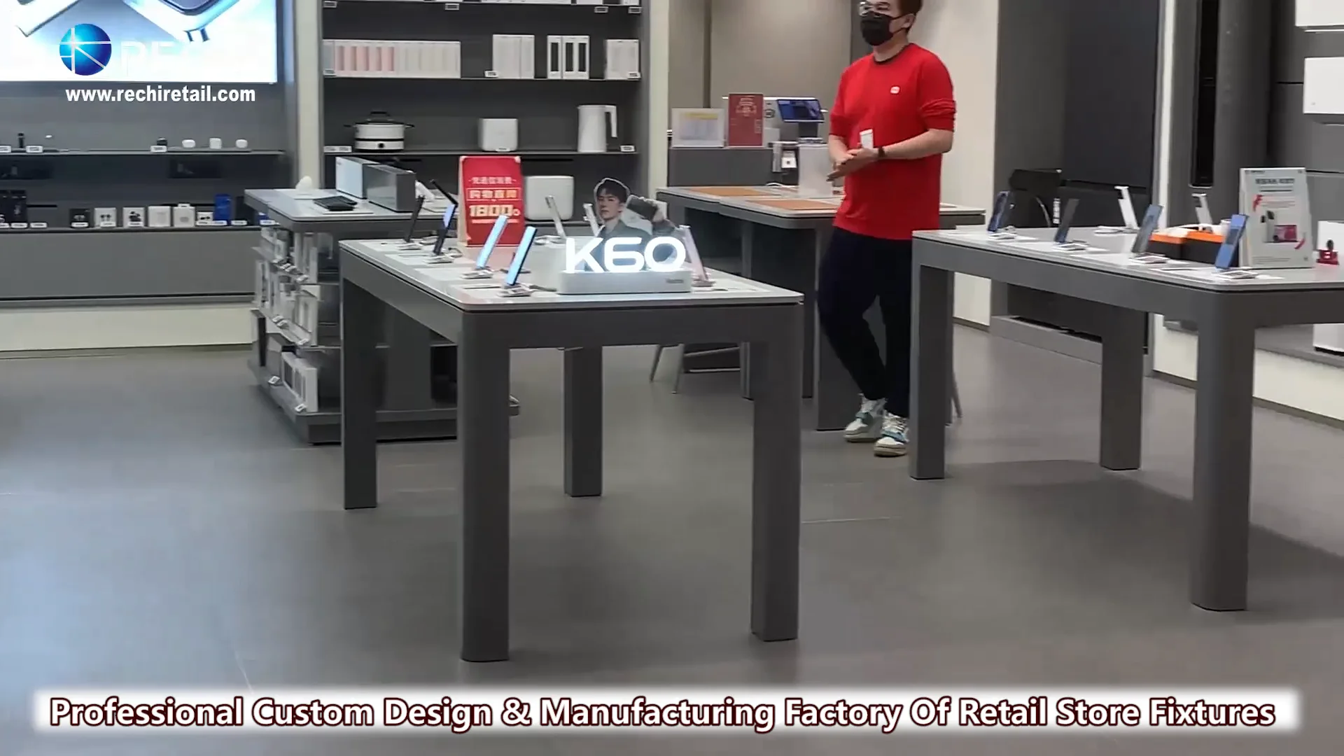 Rechi Custom Smartphone Store Design Display Furniture Cell Phone ...