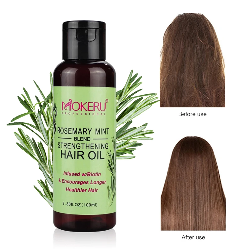 Mokeru Rosemary Mini Hair Oil - Stimulate Hair Growth