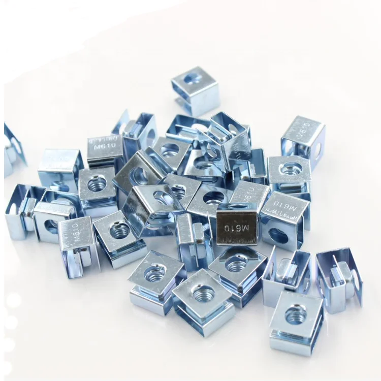 Galvanized Floating Clip Cage Nuts for Server Rack Mounting