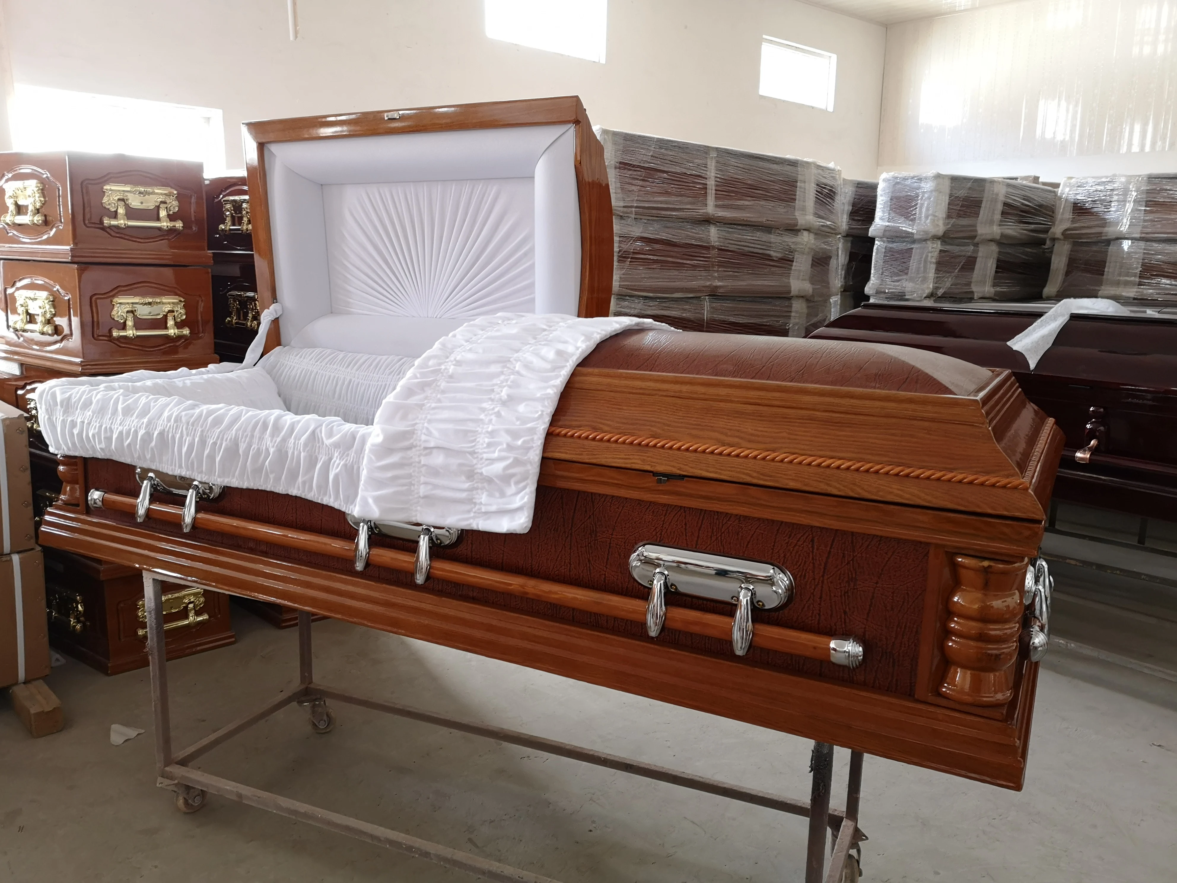 TD-222A New American Casket with Leather| Alibaba.com