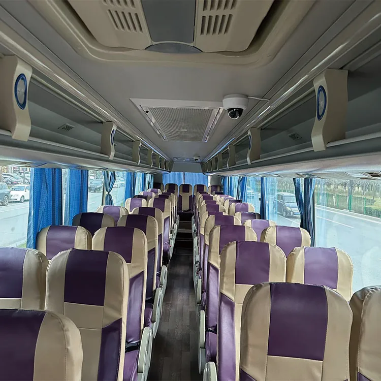 Used 2015 Jinlv Diesel 4 Cylinder 12 Meters 50 Seats Bus De Transport ...