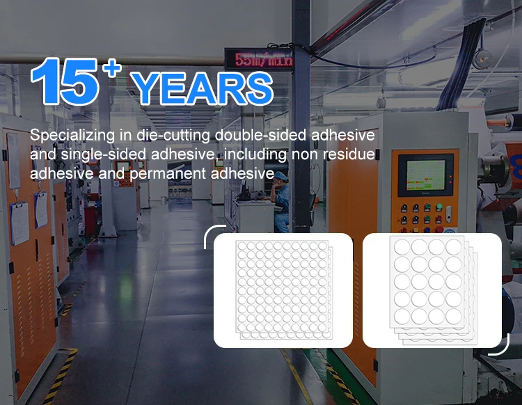 3m Foam Circle Custom Tape 3m 9448a Glue Stickers For Walls And Doors ...