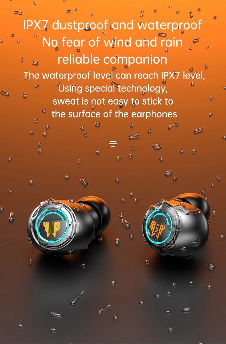 2024 M48 Tws Gaming Earphones HiFi Bass Dual Mode Game Music HD Call Bt ...