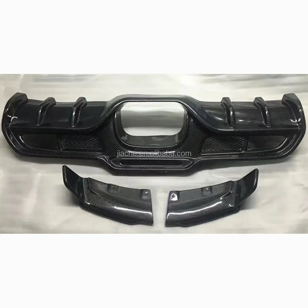Rear Diffuser Bumper Chin Spoiler With Splitters Lips Bodykit for BMW ...