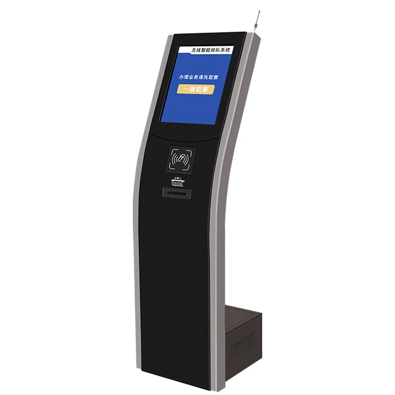 17inch Lcd Touch Display Screen Ticket Dispenser Queuing Token Number ...