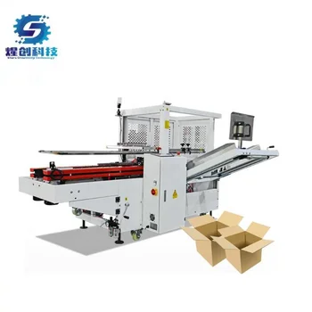 Dual Servo Motor Control High Speed Automatic Case Carton Box Erector ...