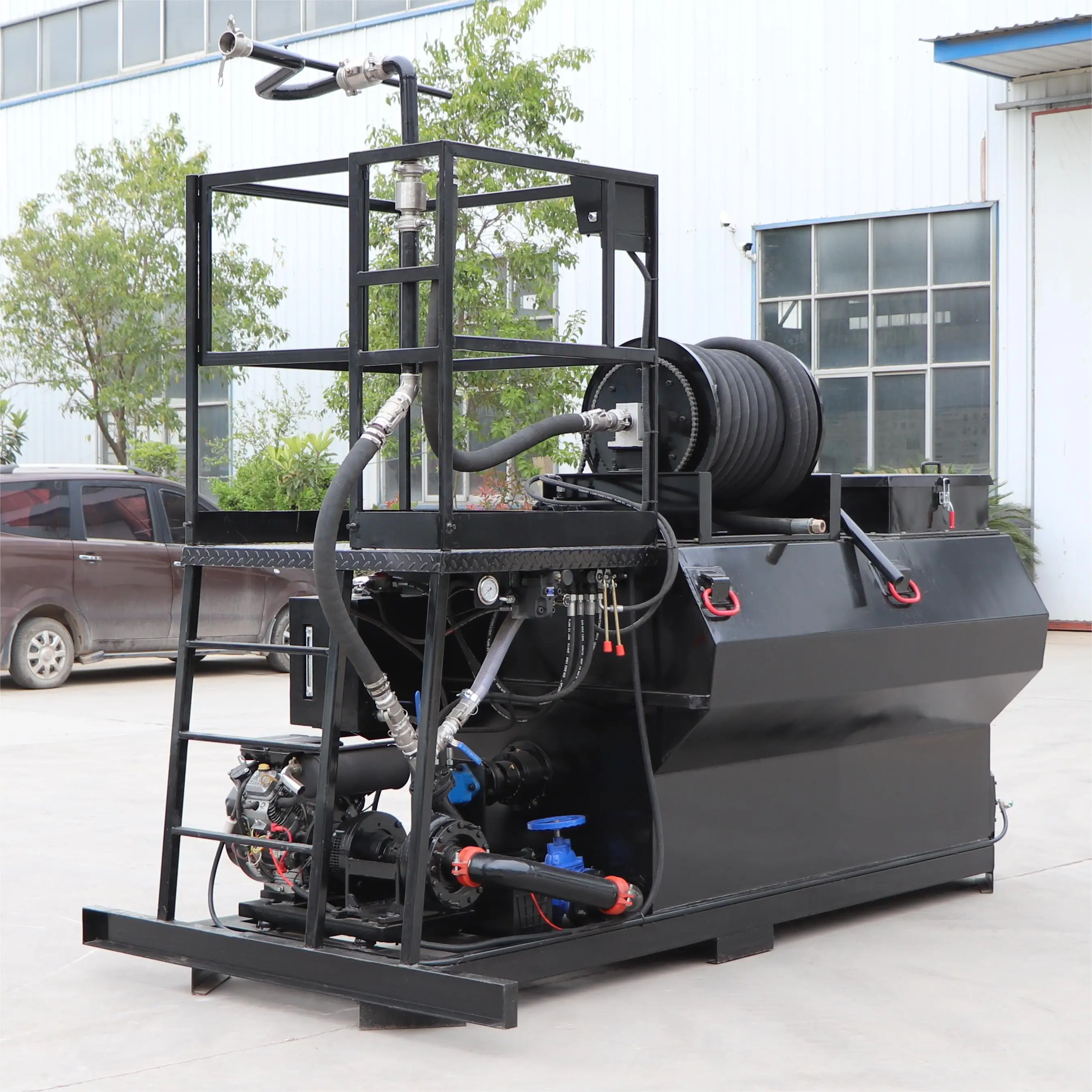 Hydro-mulching Grass Seeding Hydroseeding Machine for Spraying Garden ...