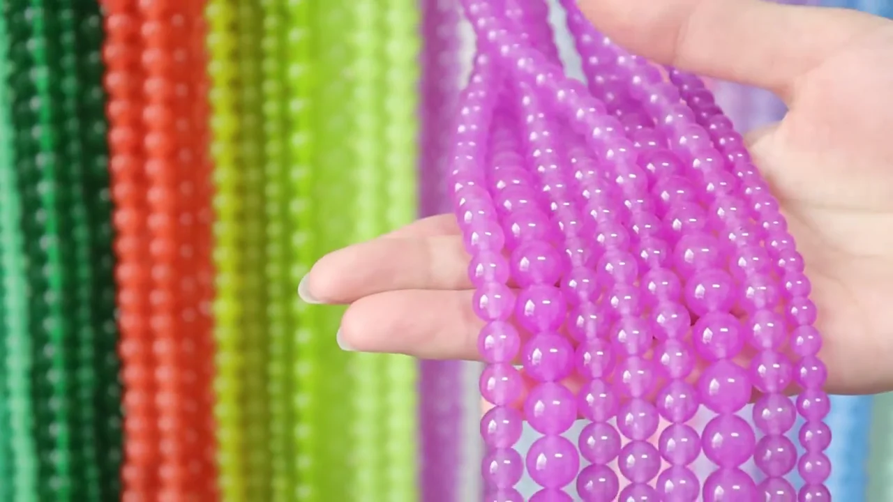 Jc Crystal Wholesale Colorful 4/6/8/10/12mm Round Diy Charm Necklace ...