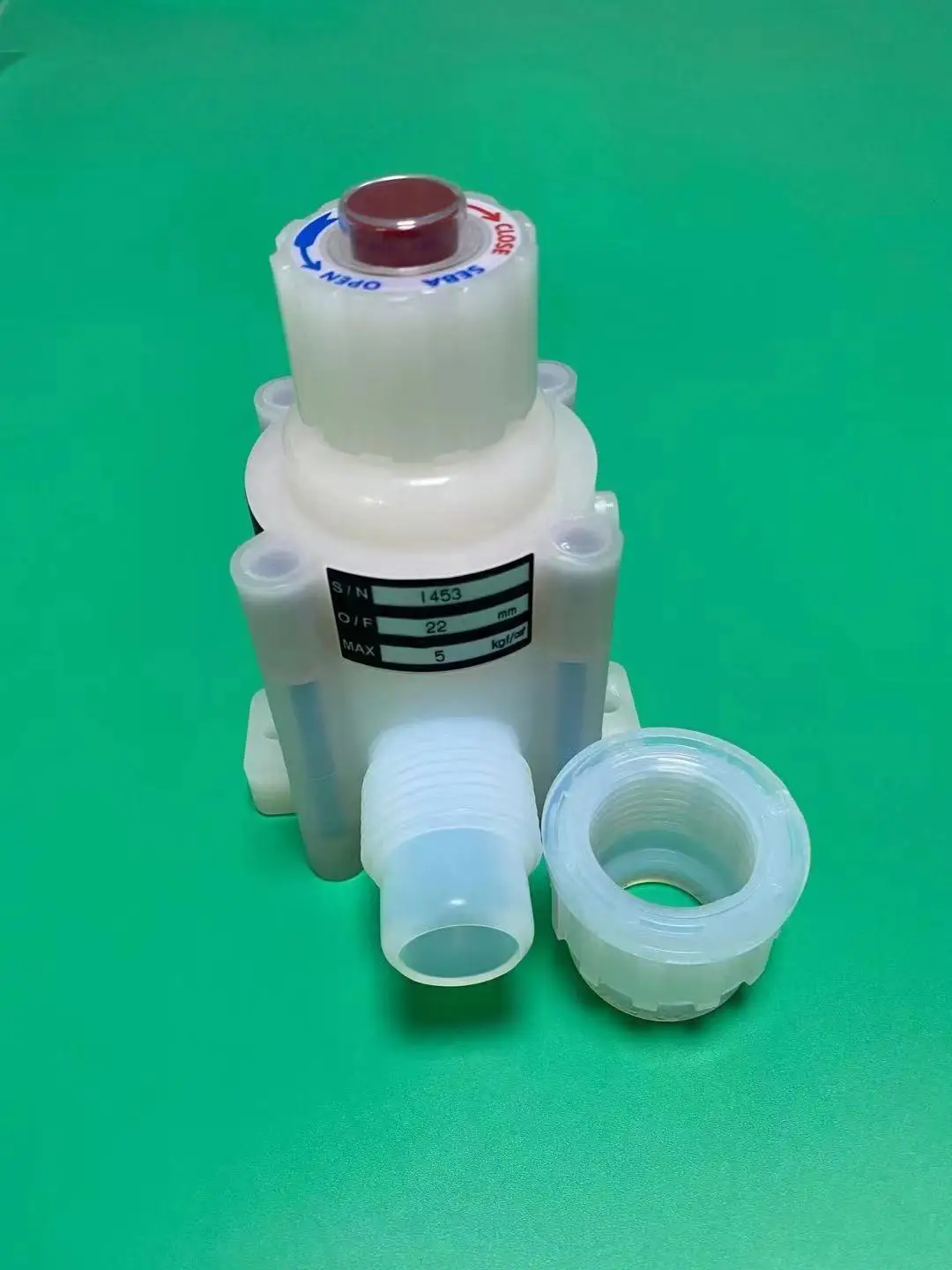 Customized Design Corrosion Resistance Manual PFA Valve