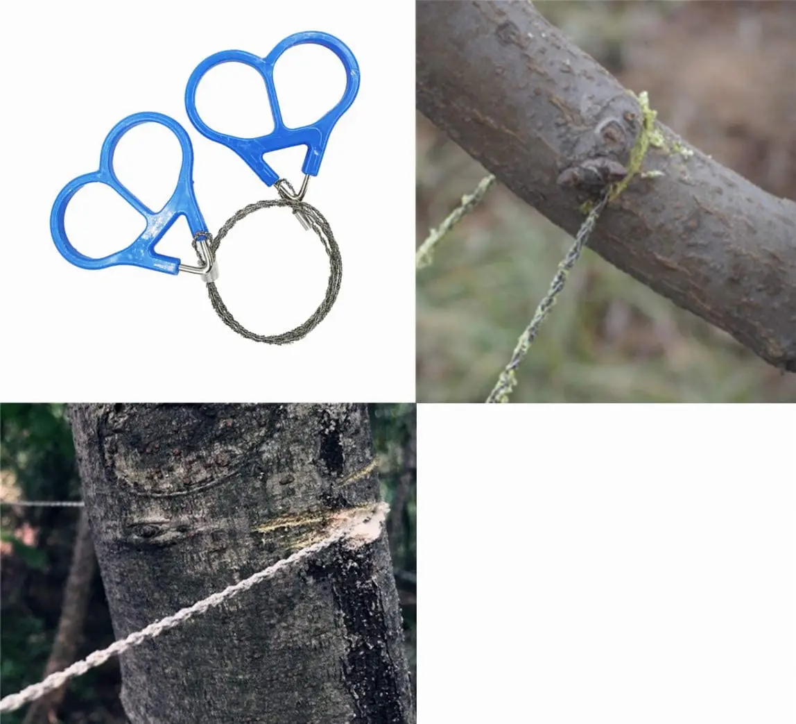Survival Wire Saw Outdoor Emergency Mini Hand Pocket Stainless Steel ...