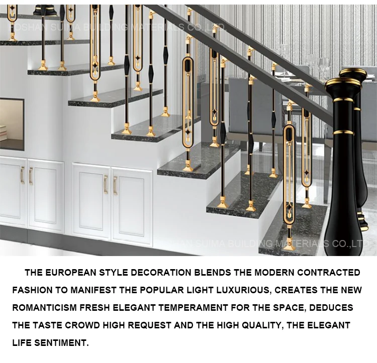 Luxury Stair Railing Gold Stairs Railing Designs