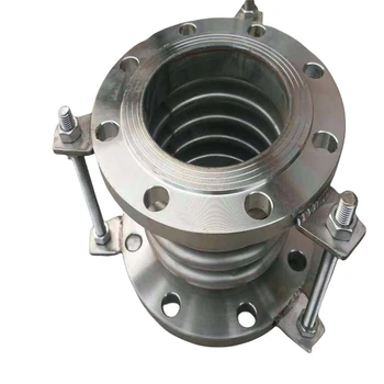 High Temperature Exhaust Compensator Metal Bellows Flange Connection ...