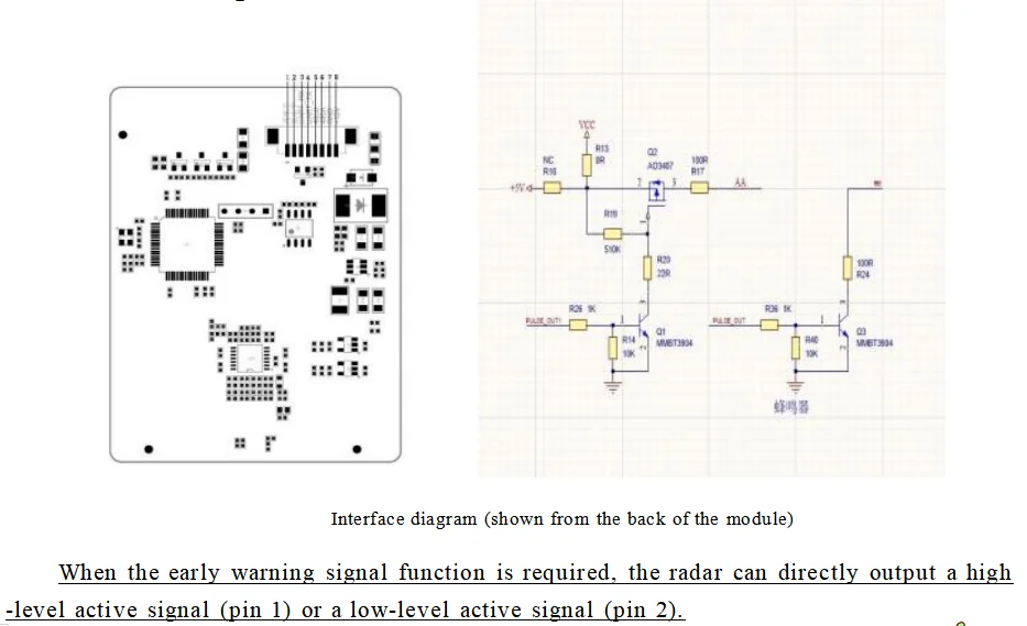 HLK-LD2415H 24G Millimetre Wave Vehicle Speed Feedback Radar