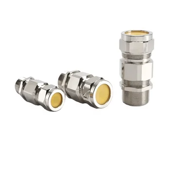 Customized Metal M16 Cable Glands Double Compression Armored Ex E Type ...