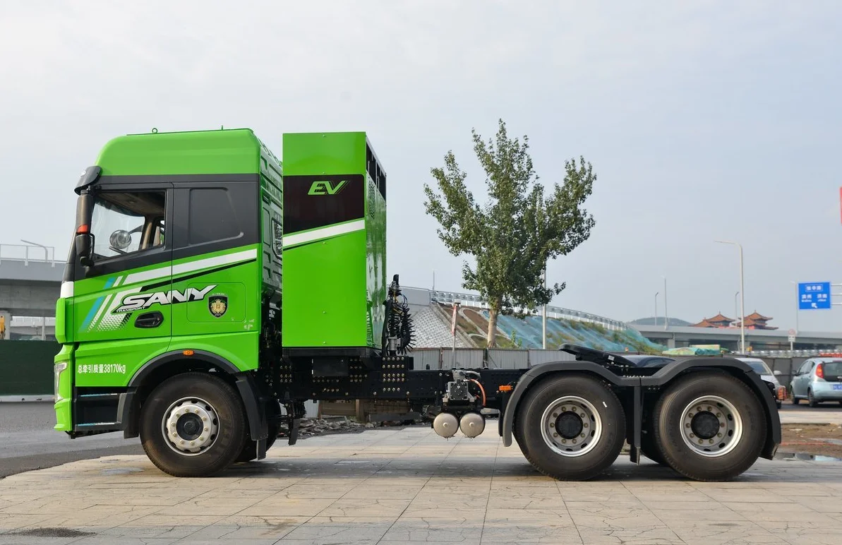 2023 Sany Heavy Truck Ev New Energy Electric Tractor Excavator Dump ...