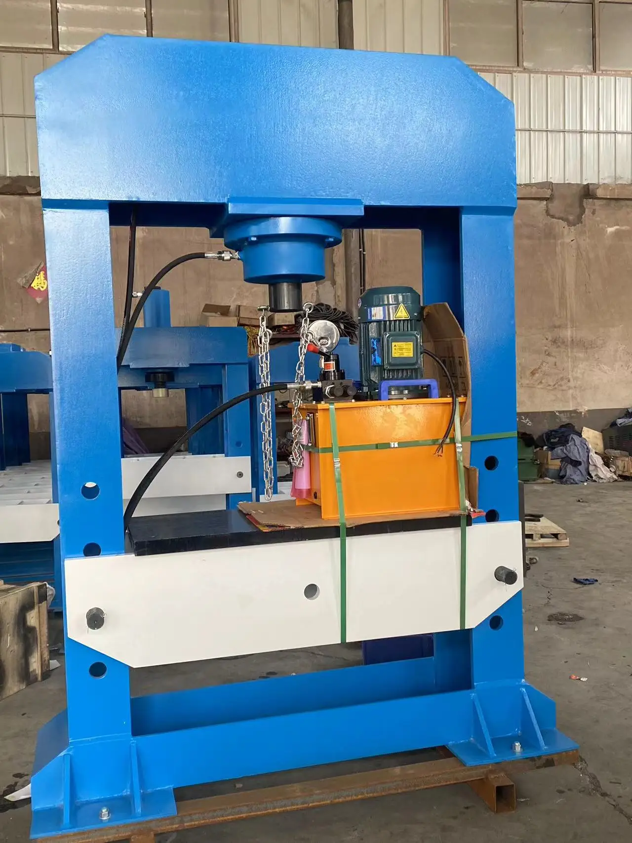 200 Ton Electric Hydraulic Shop Press Machine Hp Electro-hydraulic ...