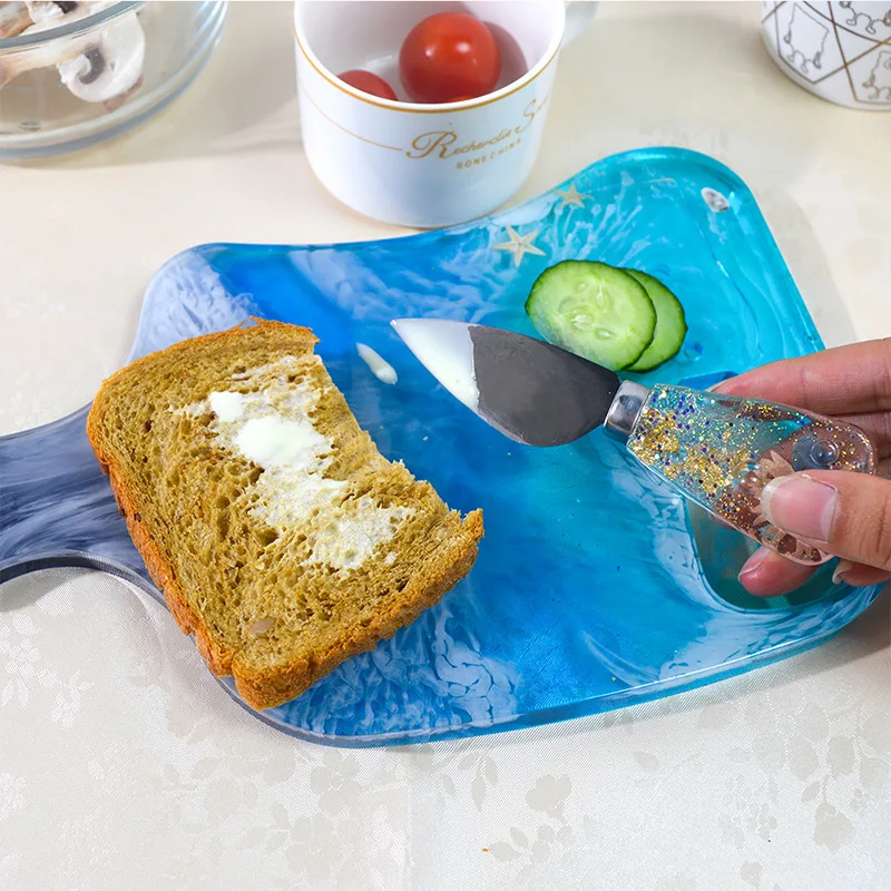 Diy Handle Dripping Mold Food-grade Silicone Steak Knife Chopping Board ...