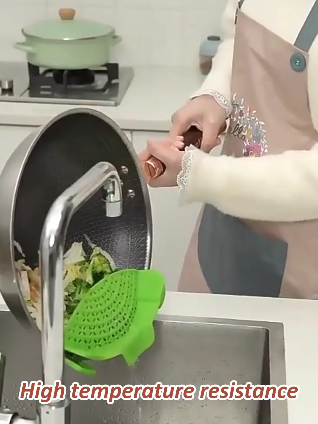 Filter Basket Kitchen Accessories Fruit Noodle Pot Drain Strainer ...