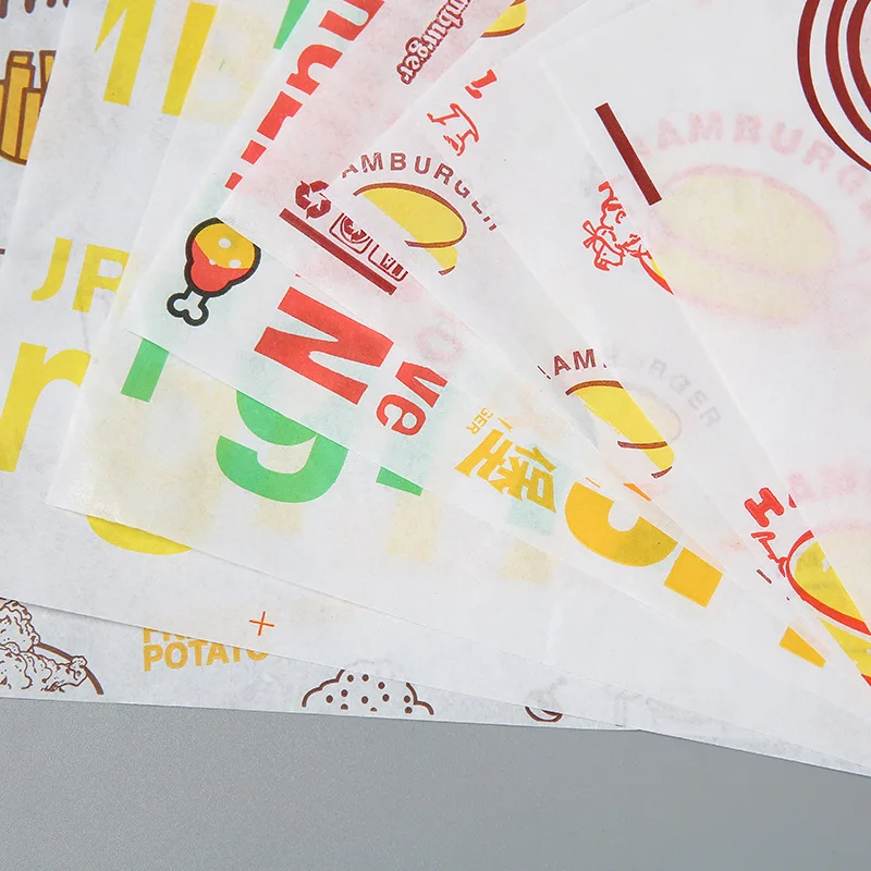 Custom Printing Food Packaging - Grease-Proof Wax Paper