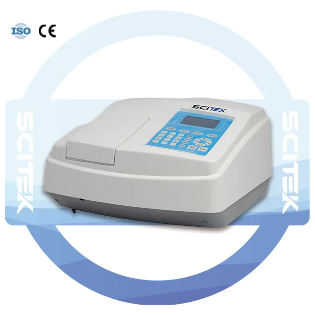 SCITEK Scanning Visible Spectrophotometer Automatic Wavelength Detection Spectrophotometer ...