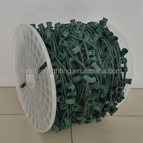 Commercial Christmas Light Spool - 1000' C9 LED String