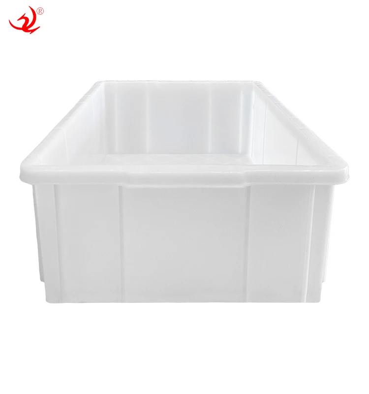 Industrial Warehouse Storage Stackable Plastic Solid Box Shelves Parts ...