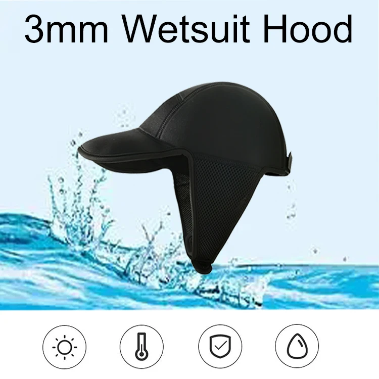 Neoprene Visor Cap - Durable Protection for Water Sports