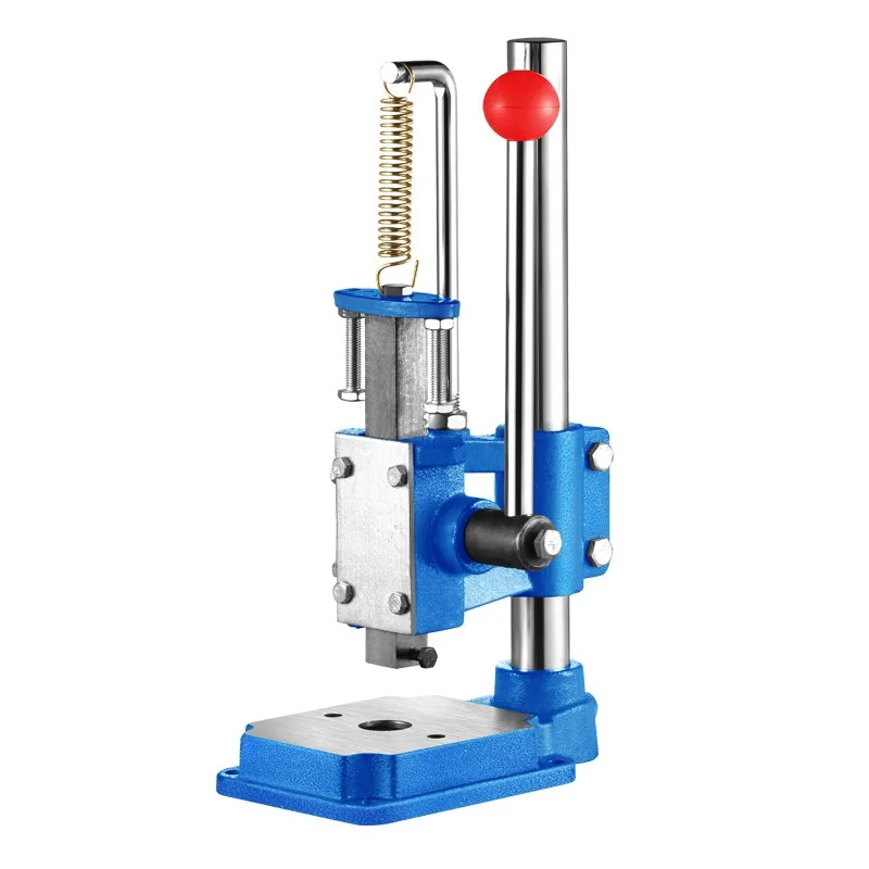 Small Desktop Hand Operated Punch Press Leather Stitching Hole Punch ...