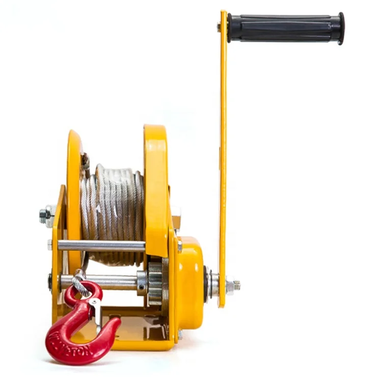 1200LBS Hand Operated Cable Manual Winch Cable Pulling Hand Winch ...