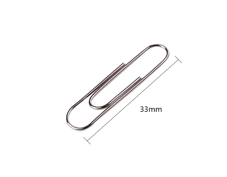 30mm Unique Designer Decorative Office Clips 100pcs A Color Box Metal ...