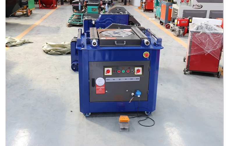 Reinforcing Bar Stirrup Bender Rebar Bending Machine 32 Mm Steel Rod ...