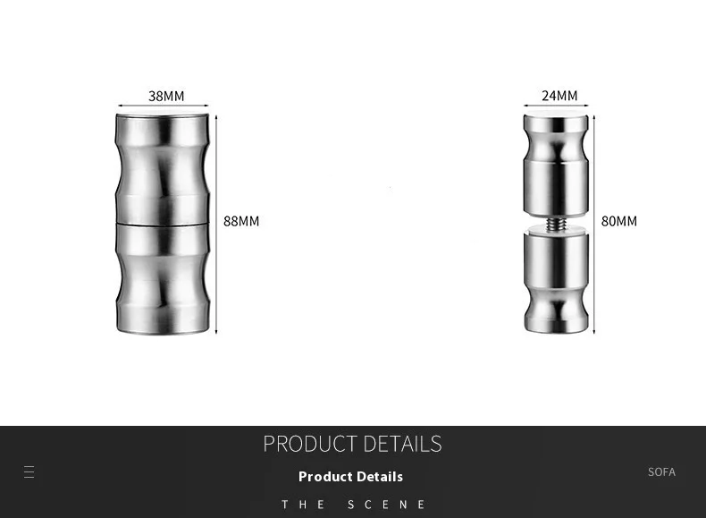 Heavy-Duty Premium Thickened 304 Stainless Steel Toilet Partition Pull ...