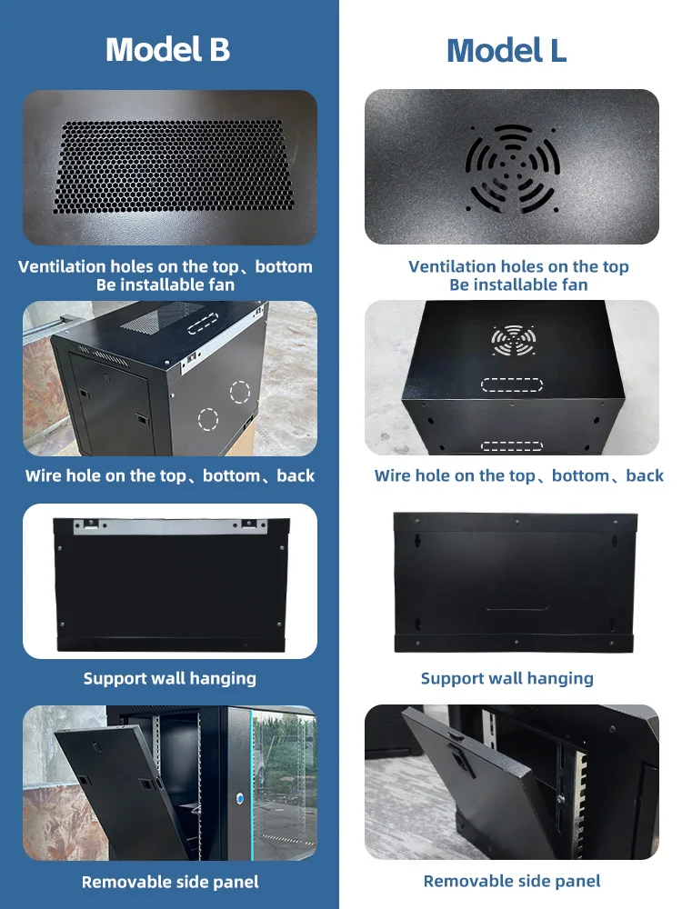 4u 6u 9u 12u Wall Mounted Network Rack 15u 18u 24u 32u 37u 42u Network ...