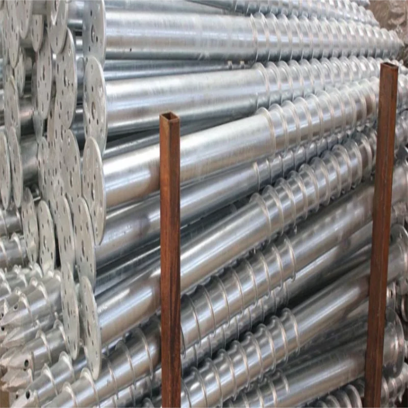 Earth Galvanized Piles Screw Post Ground Spike Helix Anchor For Solar ...