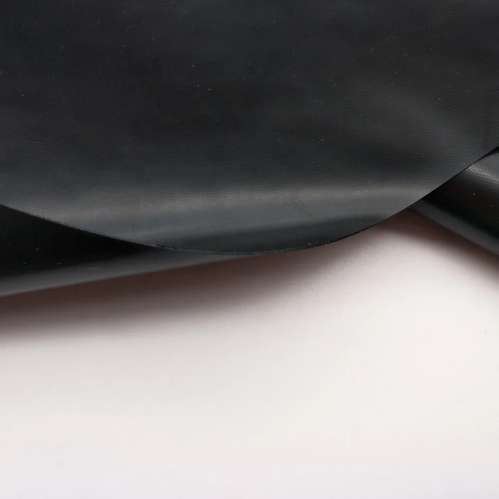 Black Hypalon Coated Nylon Fabric 500D Matte CSM Hypalon Tarp for ...