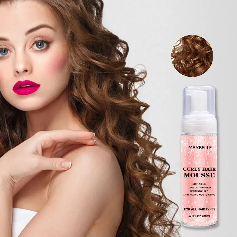 Curl Foam Alcohol Free Mousse - Anti-Frizz Styling Mousse