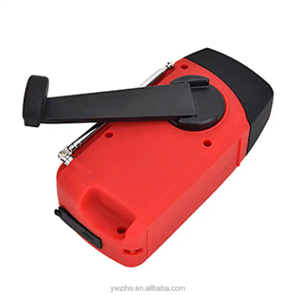 Multi Function Hand Crank Solar Generator By Weather Station Emergency ...