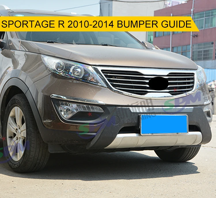Spm Abs Front And Rear Bumper Guard Protector For Kia Sportage R 2010 ...