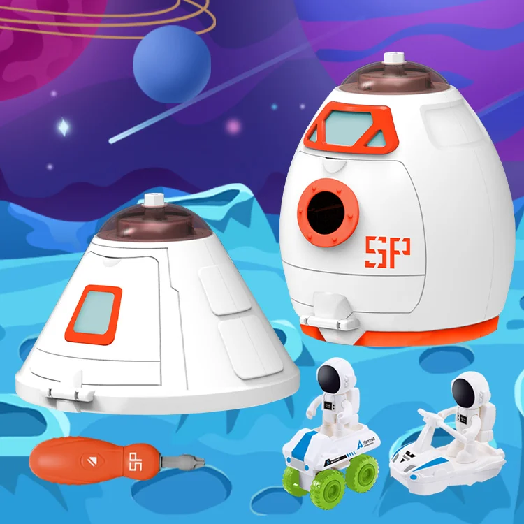 2023 Diy Rocket Ship Toys Space Shuttle Astronaut Educational Toys ...