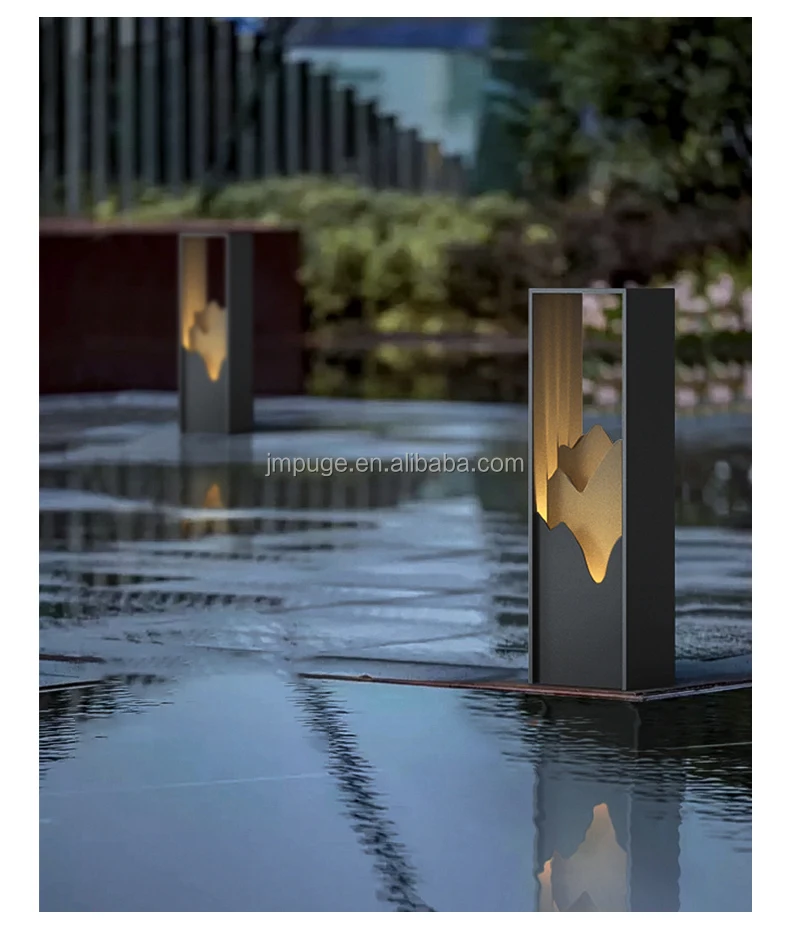 Outdoor IP65 Waterproof Led Bollard for Hotel Aluminium Modern Style COB Led Garden Light 10W ...