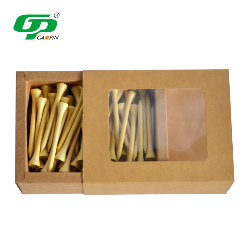 Alibaba.com: Professional Natural Wood Bamboo Golf Tees, Custom Logo ...