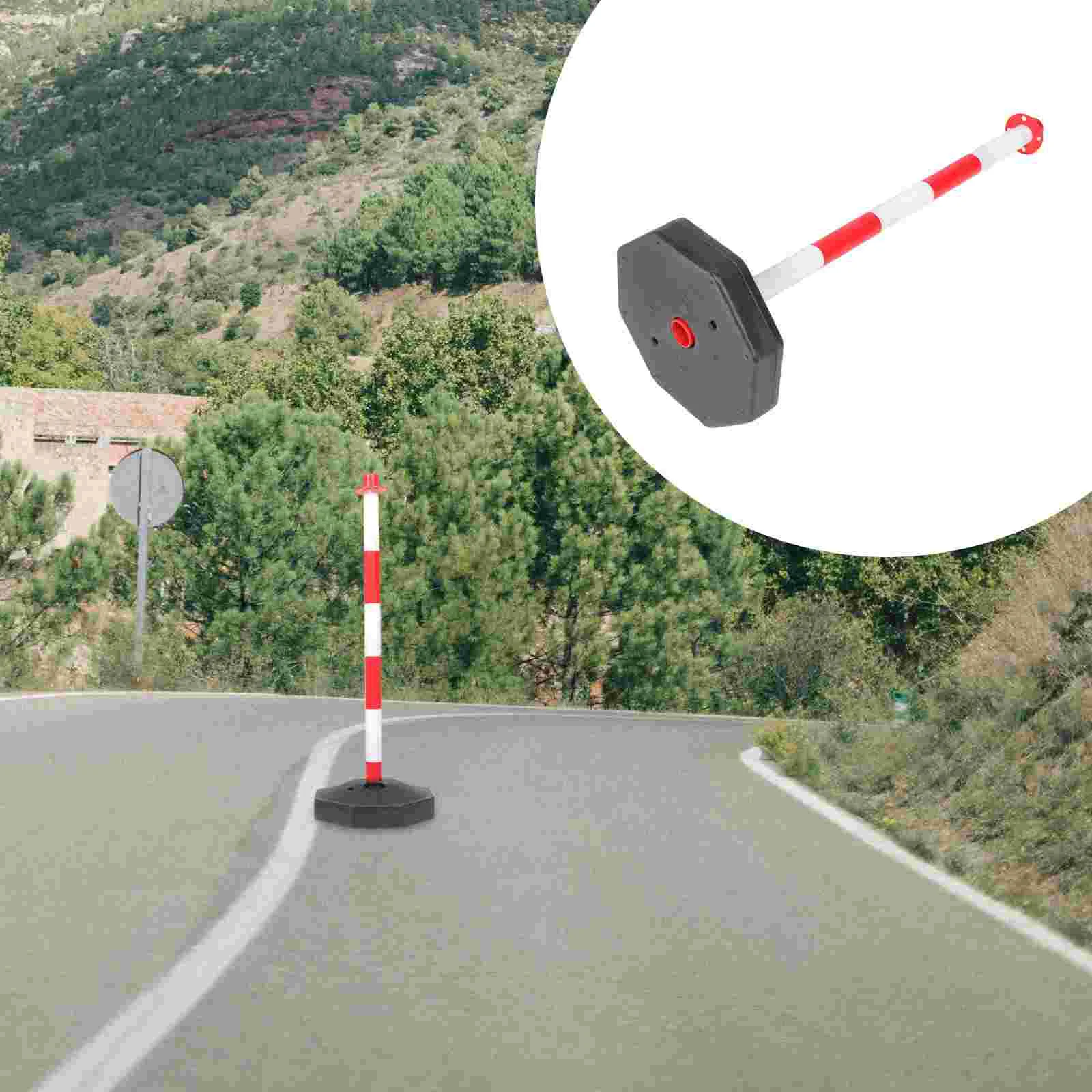Traffic Delineator Post Cone With Fillable Base Industrial Safety Cones