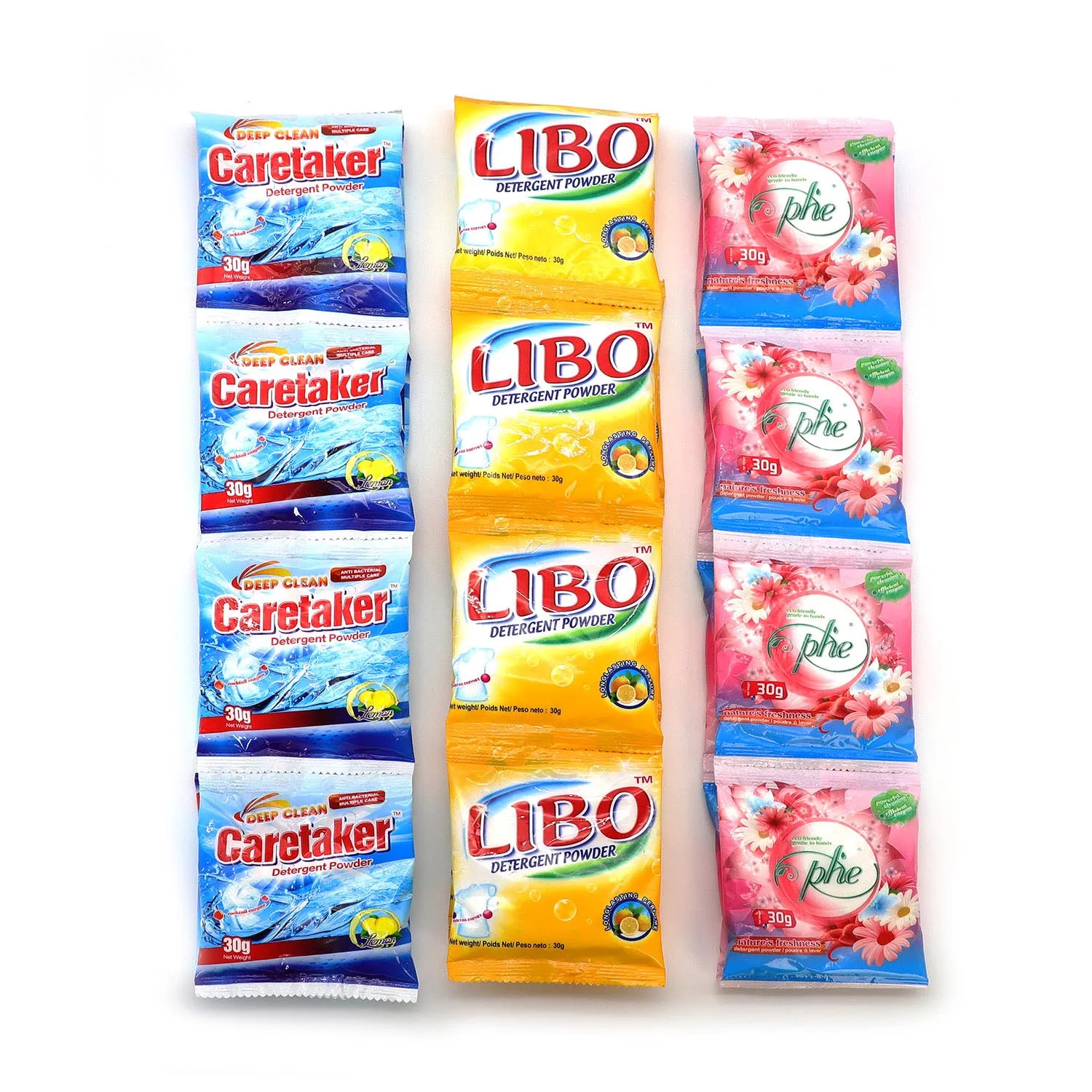 Small Sachets High Foam Laundry Detergent Washing Powder 15g 25g 30g ...